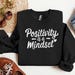 Happiness is A Mood Positivity is A Mindset Sweatshirt With Wrist ...