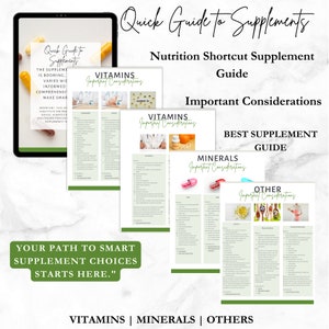 Vegan Supplement Cheat Sheet Vitamin Cheat Sheet Vitamins and Mineral ...