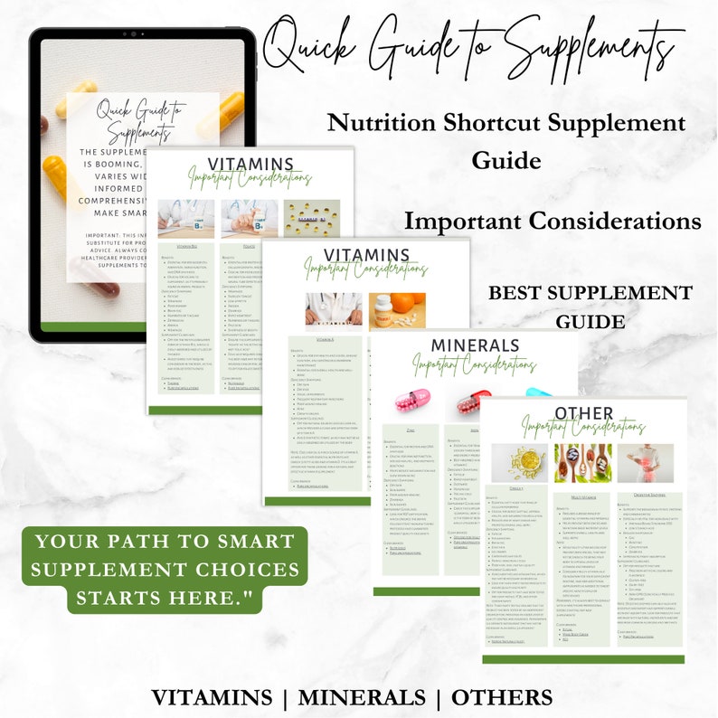 Vegan Supplement Cheat Sheet Vitamin Cheat Sheet Vitamins and Mineral ...