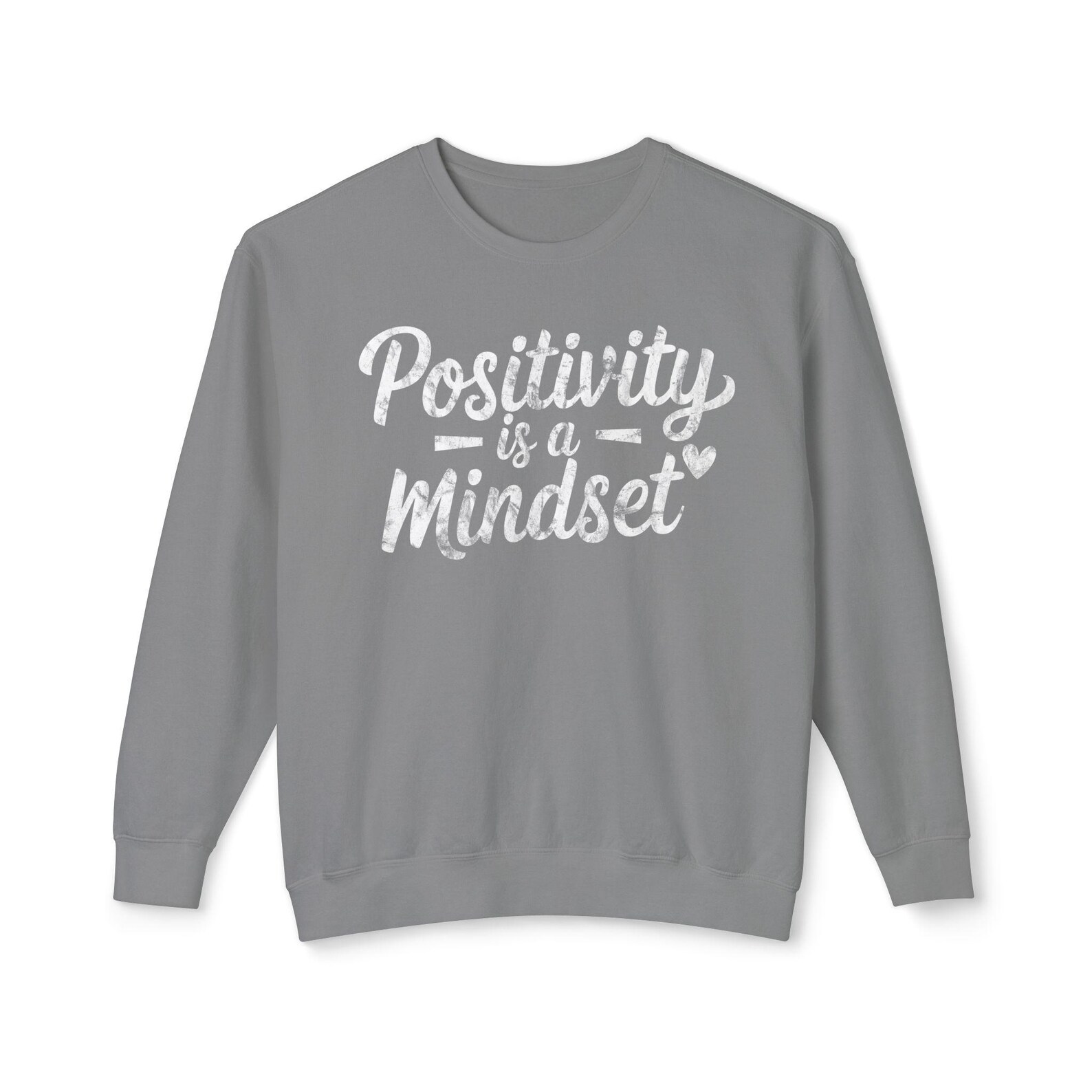 Happiness is A Mood Positivity is A Mindset Sweatshirt With Wrist ...