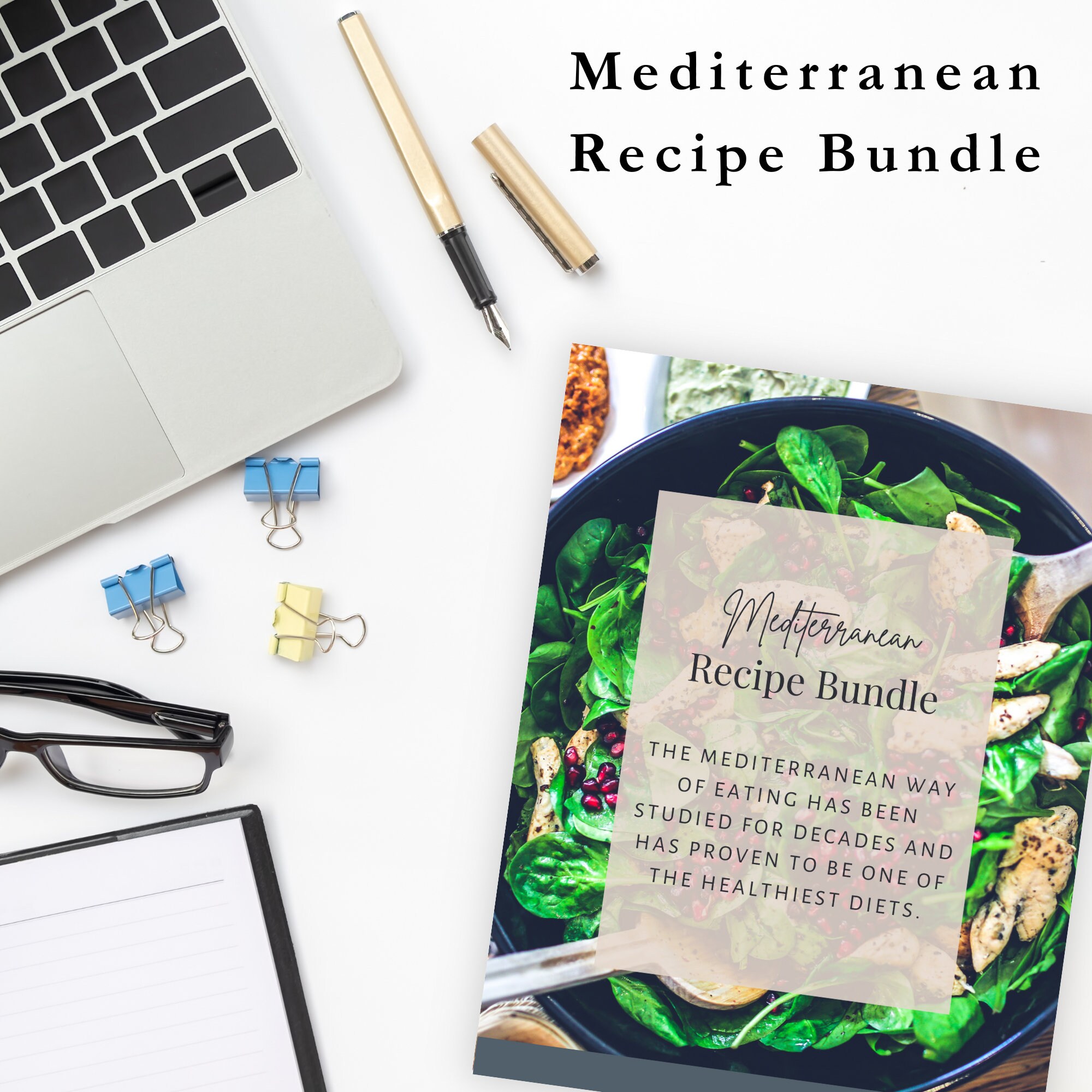Mediterranean Meal Plan Bundle, Mediterranean Diet Food Guide, Health ...