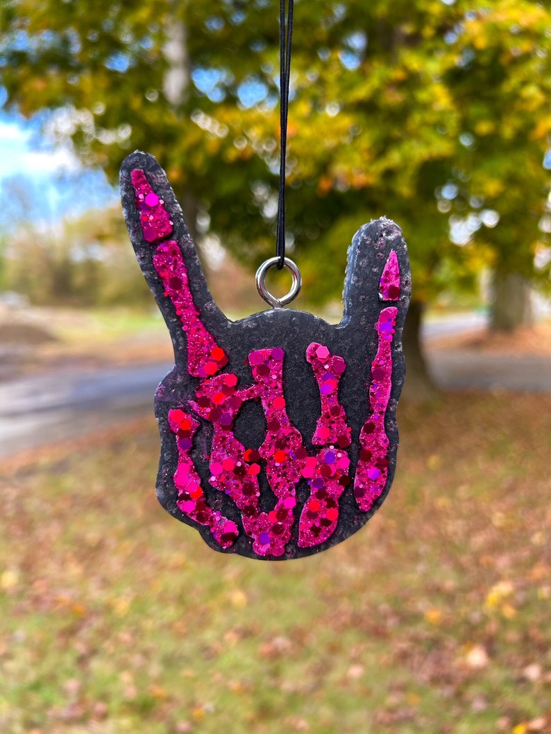Pink Skeleton Hand - Etsy