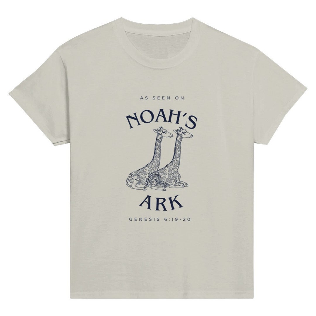 Noah's Ark giraffe Pair Classic Kids Crewneck T-shirt - Etsy