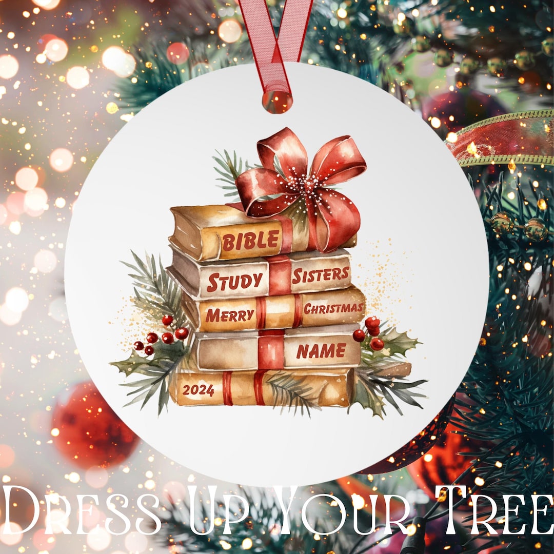 Custom Christmas Ornament Bible Study Sisters Women Group Church Bible ...