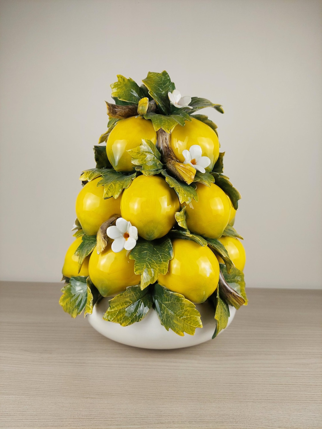 Handmade Ceramic Lemon Tree | Artisan Decoration Made in Italy ...