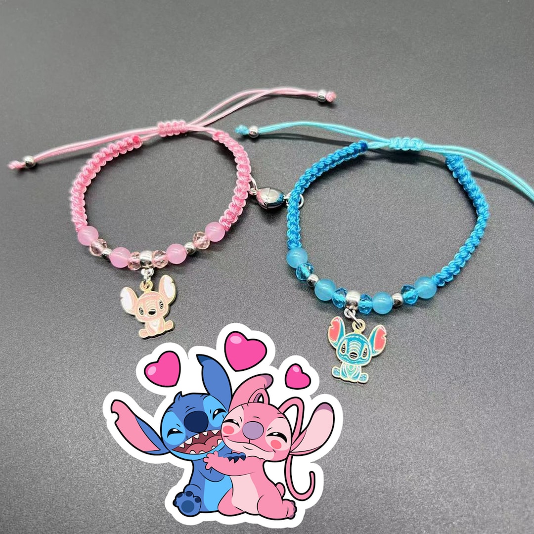 Handmade Stitch X Angel Bracelets Stitch Angel Matching - Etsy