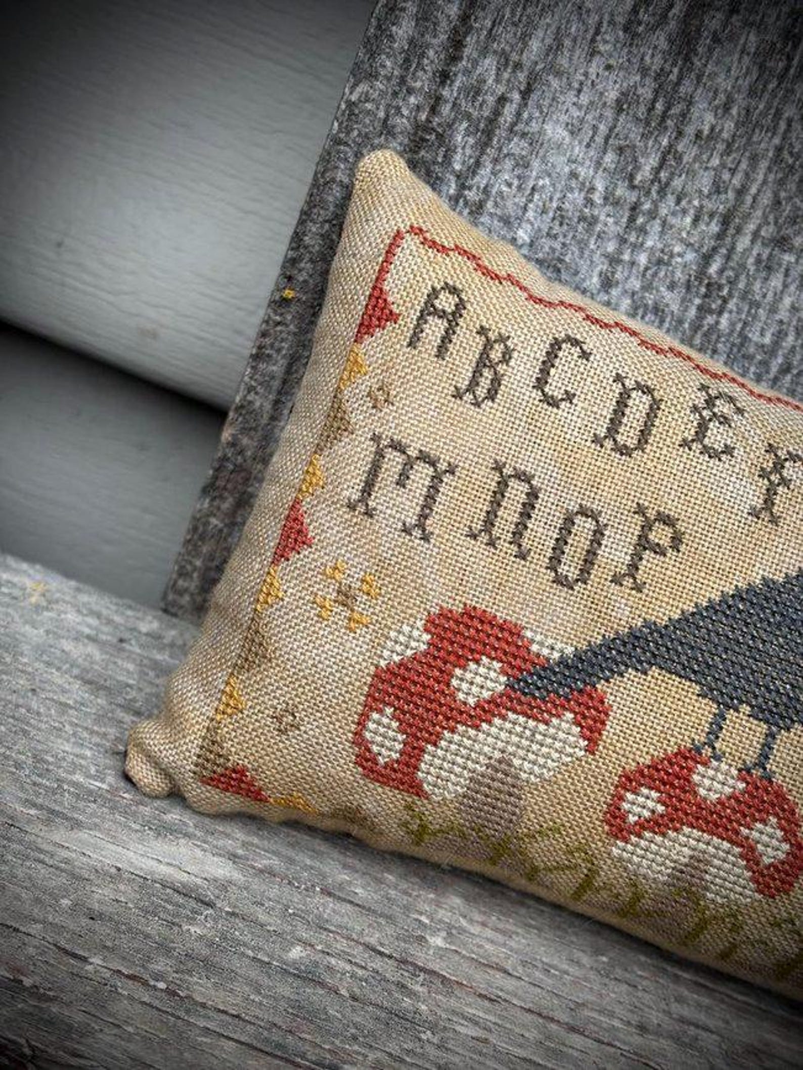 Mushroom Sampler Pin Keep Pattern - Primitive - Pdf/download - Crow ...