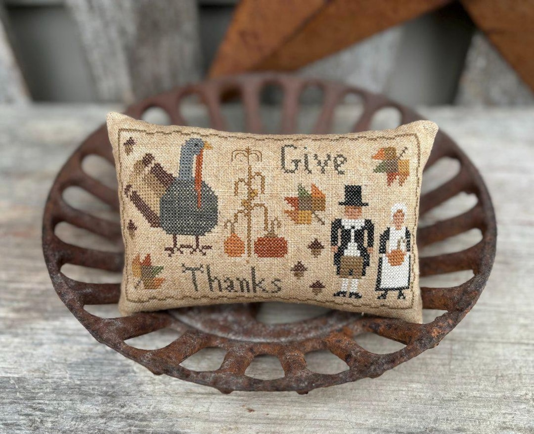 Give Thanks --- Pin Keep --- Pattern --- Primitive --- Paper/mailed ...