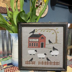 Black Crow Woolen Mill*** Primitive Pattern *** Mailed PAPER Chart ...