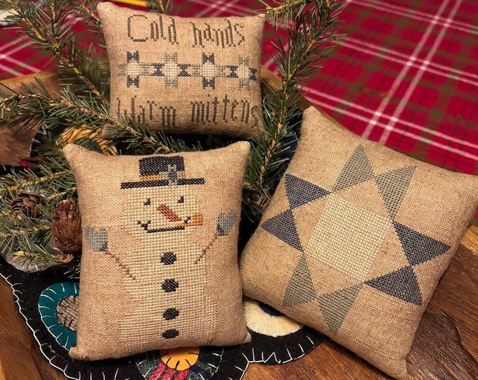 Primitive Cross Stitcher Pinkeep Pdf/download Cross Stitch Pattern by ...