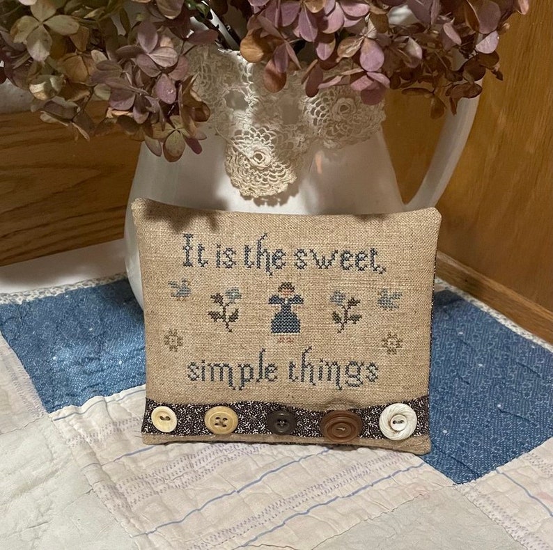 Simple Things Pdf/download Cross Stitch Pattern by Asbery's Echoes Stitches - Etsy