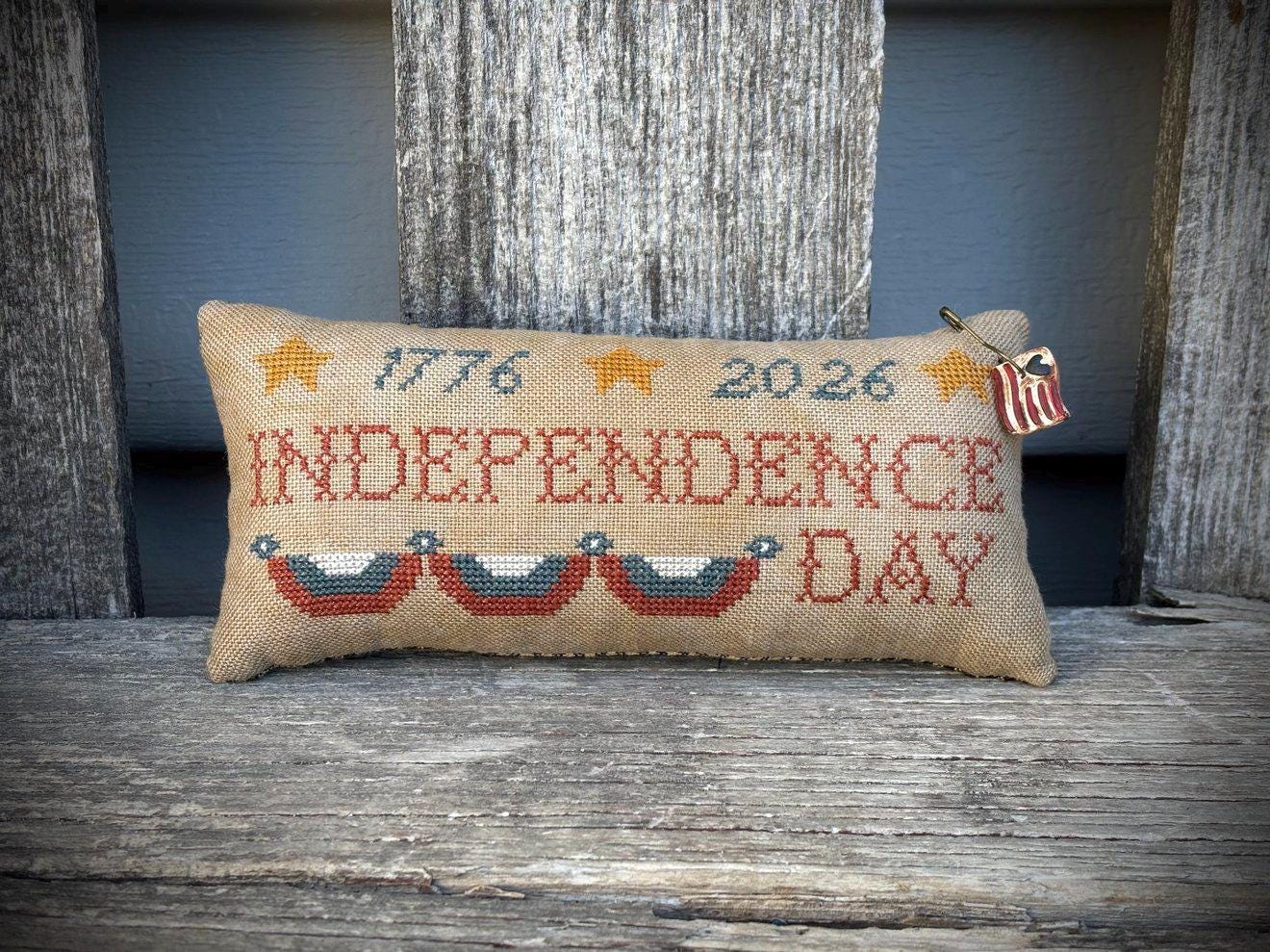 1776 - 2026 Independence Day Pin Keep --- Pattern --- Primitive --- Pdf ...