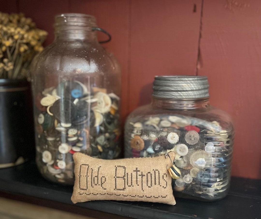 Olde Buttons Pdf/download Cross Stitch Pattern by Asbery's Echoes ...