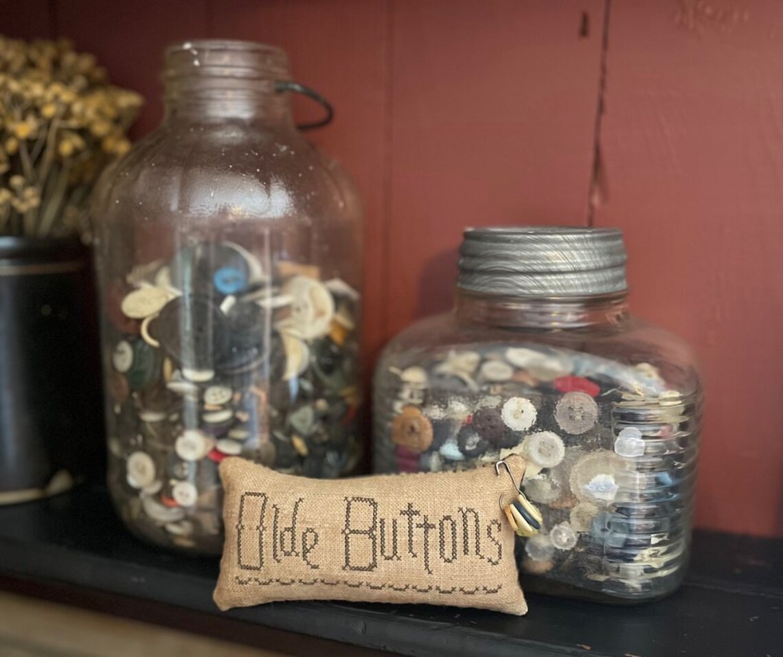 Olde Buttons Pdf/download Cross Stitch Pattern by Asbery's Echoes ...