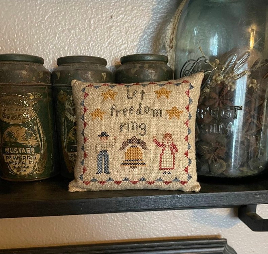 Let Freedom Ring Pdf/download Cross Stitch Pattern by Asbery's Echoes ...