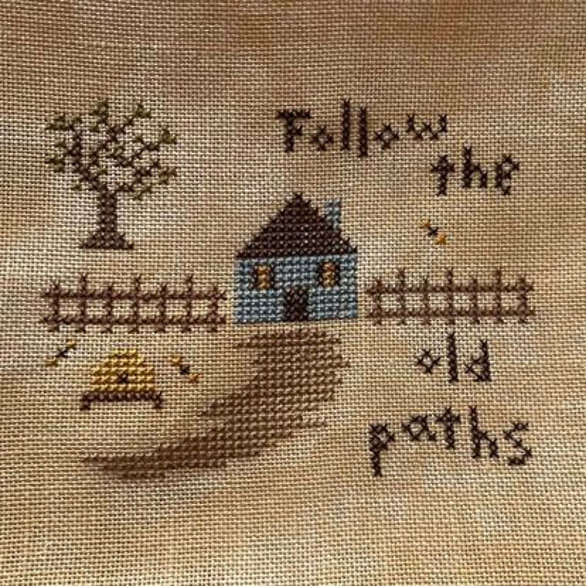 Follow the Old Paths Pdf/download Cross Stitch Pattern From Asbery's ...