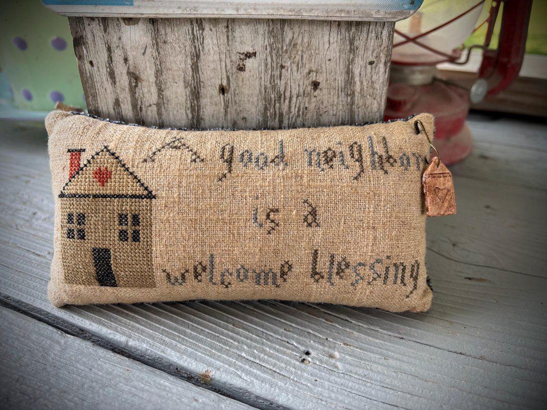 A Good Neighbor Pin Keep *** Primitive *** PAPER *** Mailed *** Cross ...