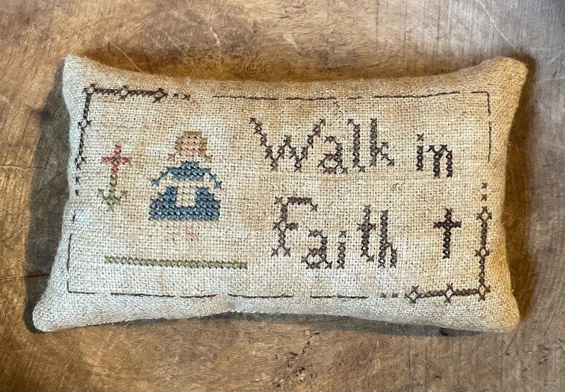 Walk in Faith Primitive Pdf/download Cross Stitch Pattern by Asbery's ...