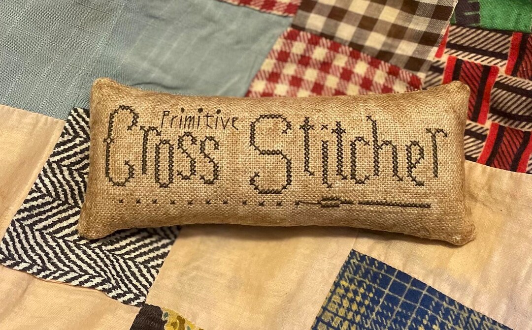 Primitive Cross Stitcher Pinkeep Pdf/download Cross Stitch Pattern by ...