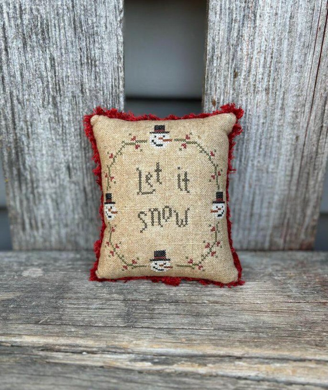 Snow --- Pin Keep --- Pattern --- Primitive --- Pdf/download ...
