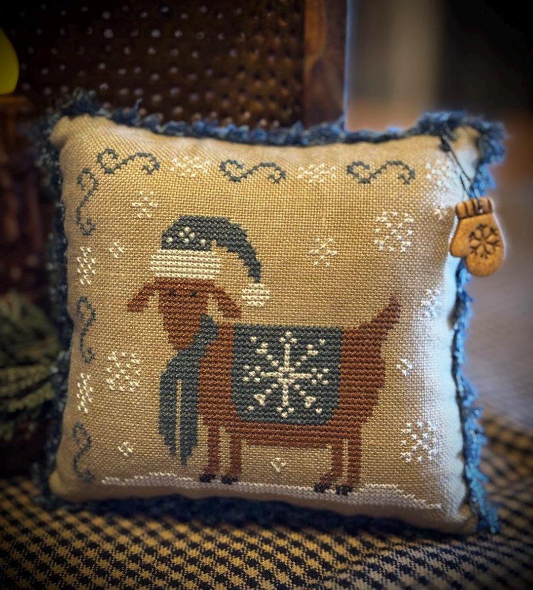 Winter Goat Pin Keep Pattern - Primitive - Pdf/download - Asbery's ...