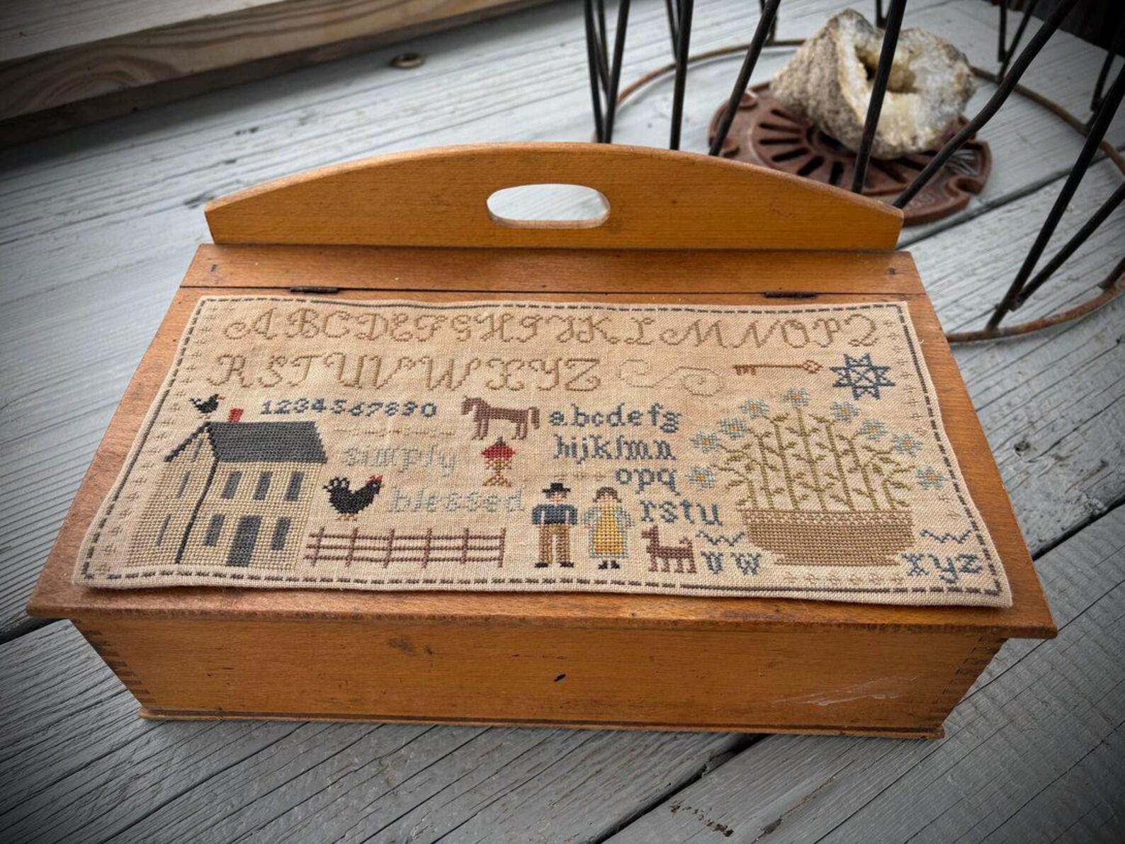 Simply Blessed Sampler *** Primitive *** PAPER *** Mailed *** Cross ...