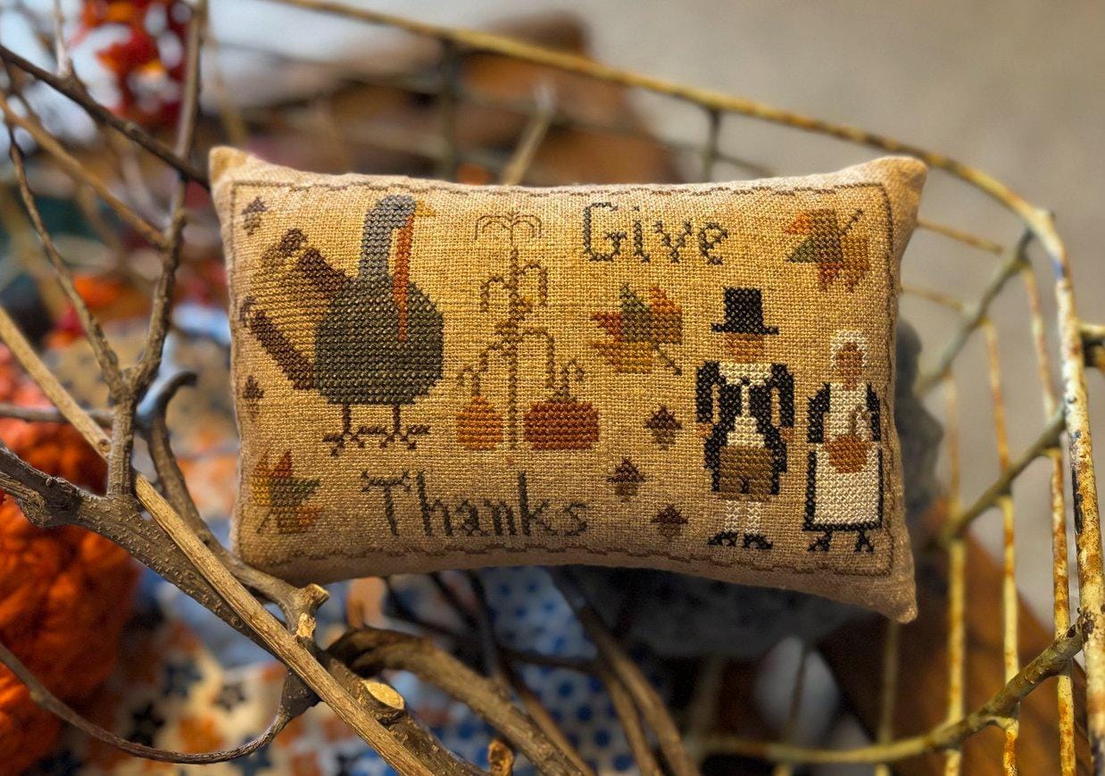 Give Thanks --- Pin Keep --- Pattern --- Primitive --- Paper/mailed ...