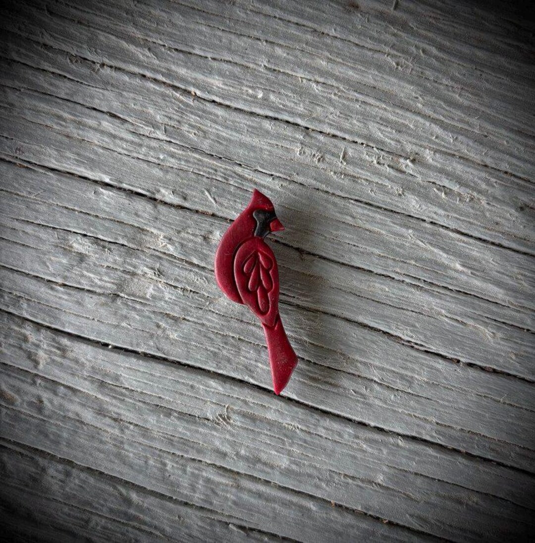 Cardinal Needle Minder ~ Needle Keep ~ Needle Nanny ~ Cross Stitch ...