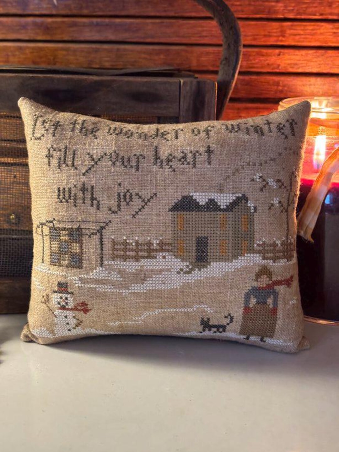 The Wonder of Winter --- Pin Keep --- Pattern --- Primitive --- Pdf ...