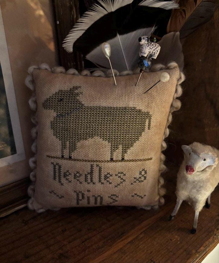 Needles & Pins Pin Keep *** Pdf/download *** Pin Keep *** Cross Stitch ...