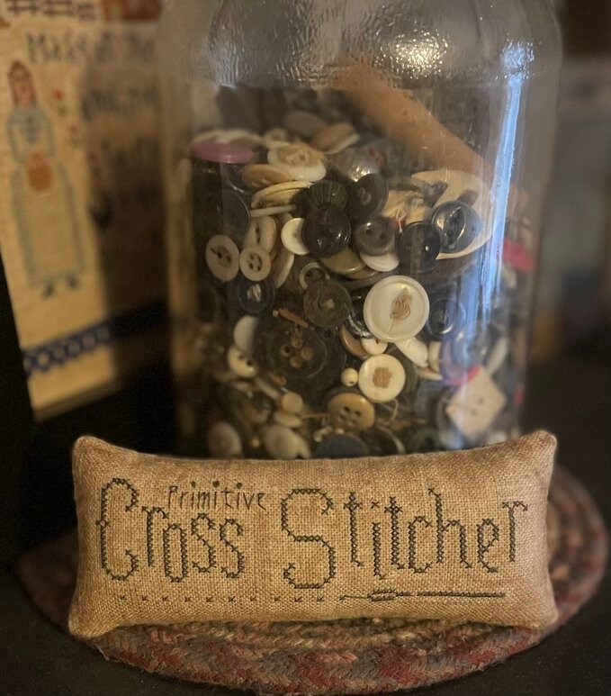 Primitive Cross Stitcher Pinkeep Pdf/download Cross Stitch Pattern by ...