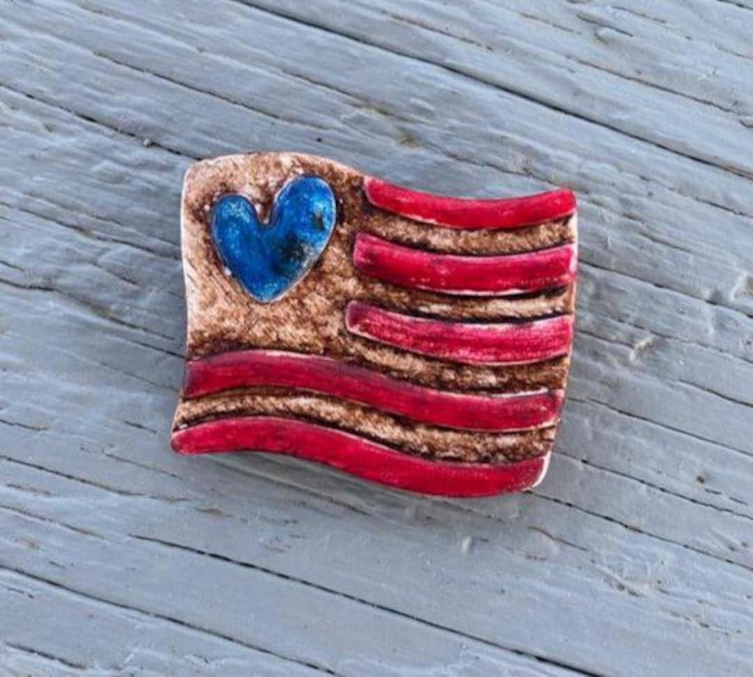 Flag Needle Minder ~ Needle Keep ~ Needle Nanny ~ Cross Stitch ...