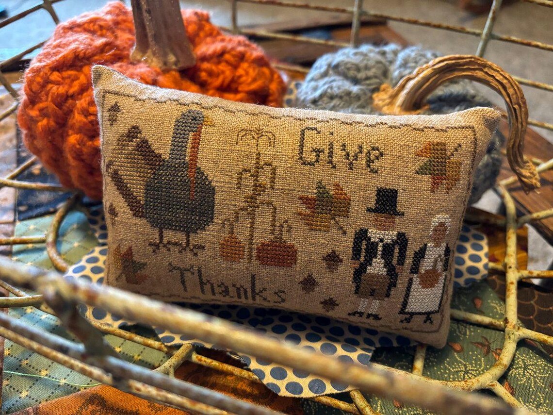 Give Thanks --- Pin Keep --- Pattern --- Primitive --- Paper/mailed ...