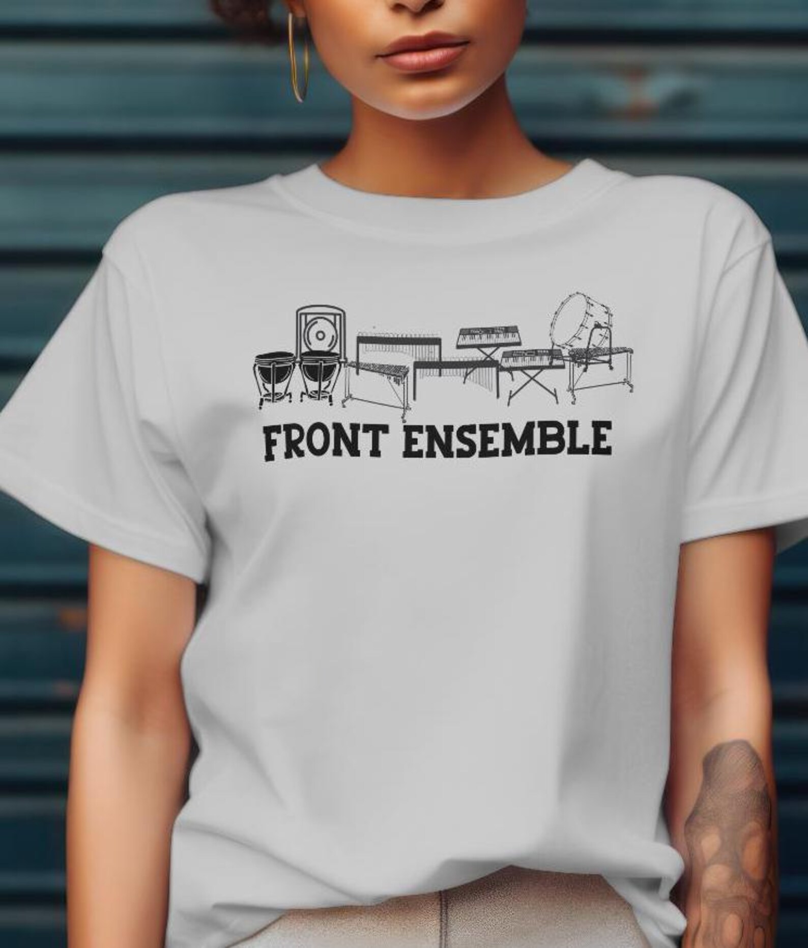 Marching Band Pit T-shirt - Front Ensemble - Percussion - Marching Band ...