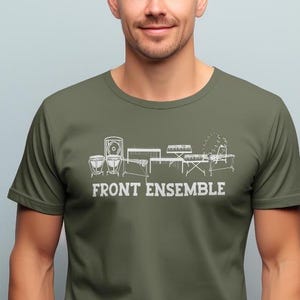 Marching Band Pit T-shirt - Front Ensemble - Percussion - Marching Band ...
