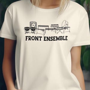 Marching Band Pit T-shirt - Front Ensemble - Percussion - Marching Band ...
