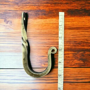Hand-forged Iron Wall Hook: Rustic Blacksmith Leash/coat Hook - Etsy