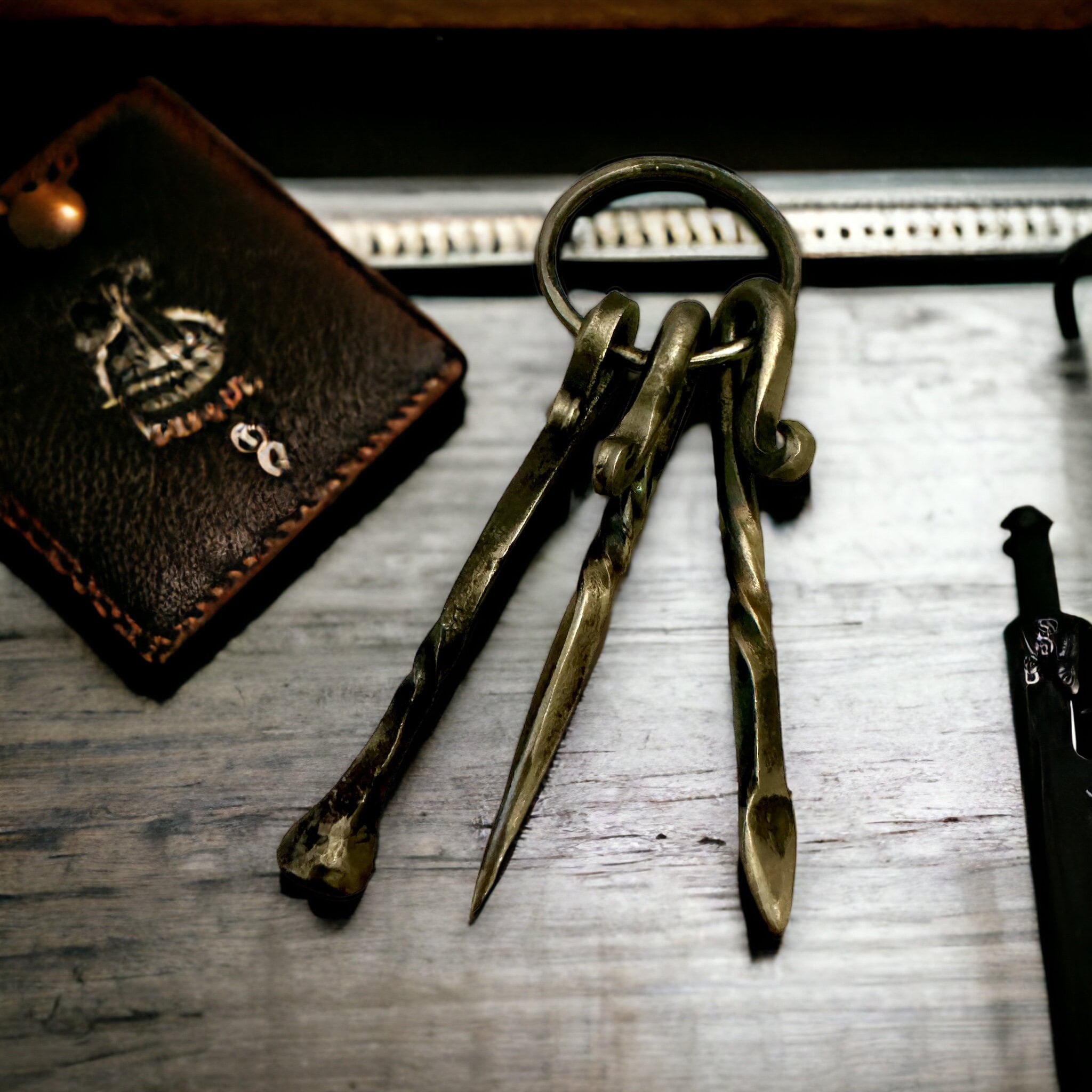 Hand-forged Steel Pipe Tamper Tools Set Artisan Blacksmith Crafted ...