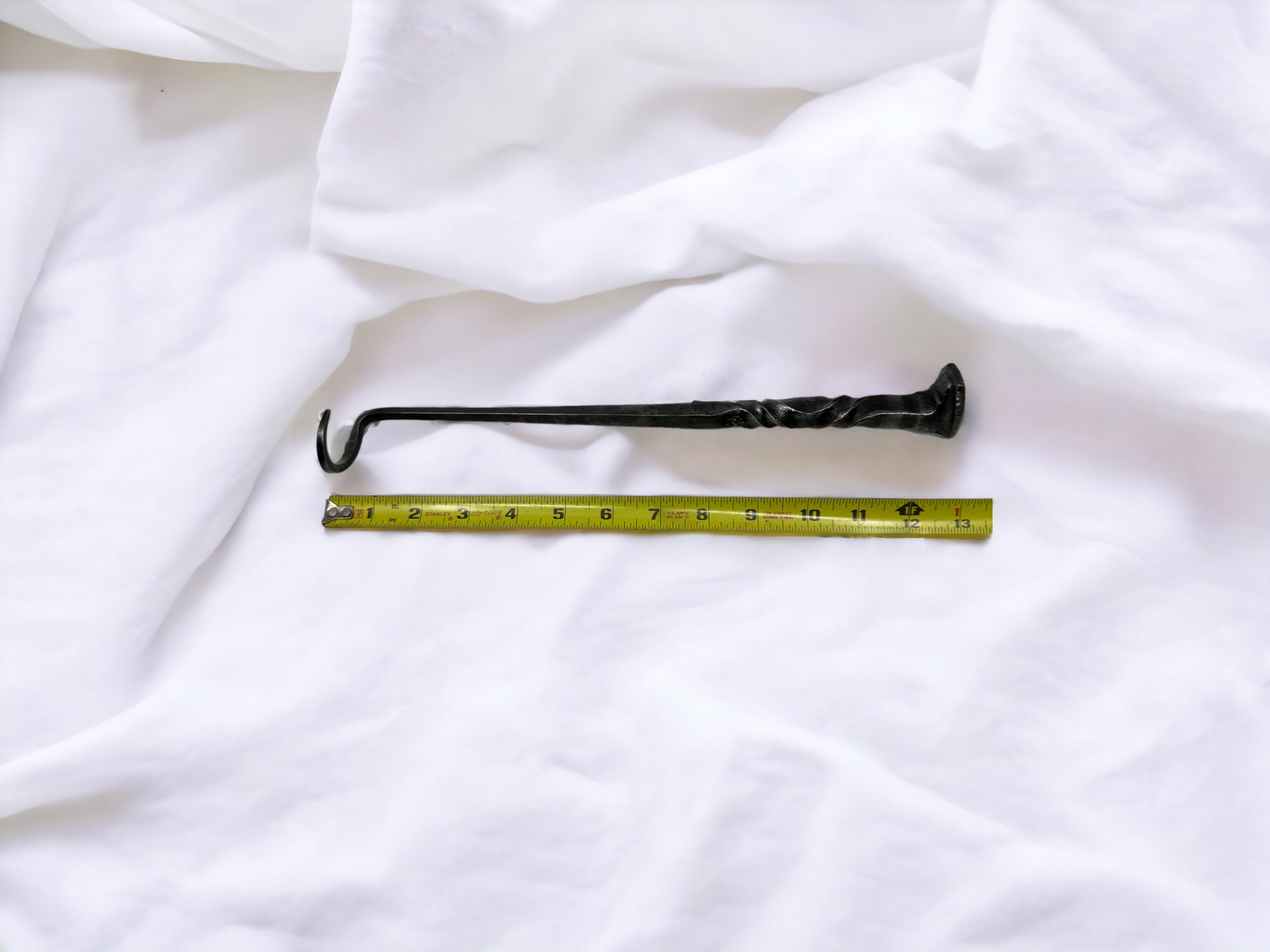 Blacksmith Forged Railroad Spike Steak Turner Grill Tool, Grill ...