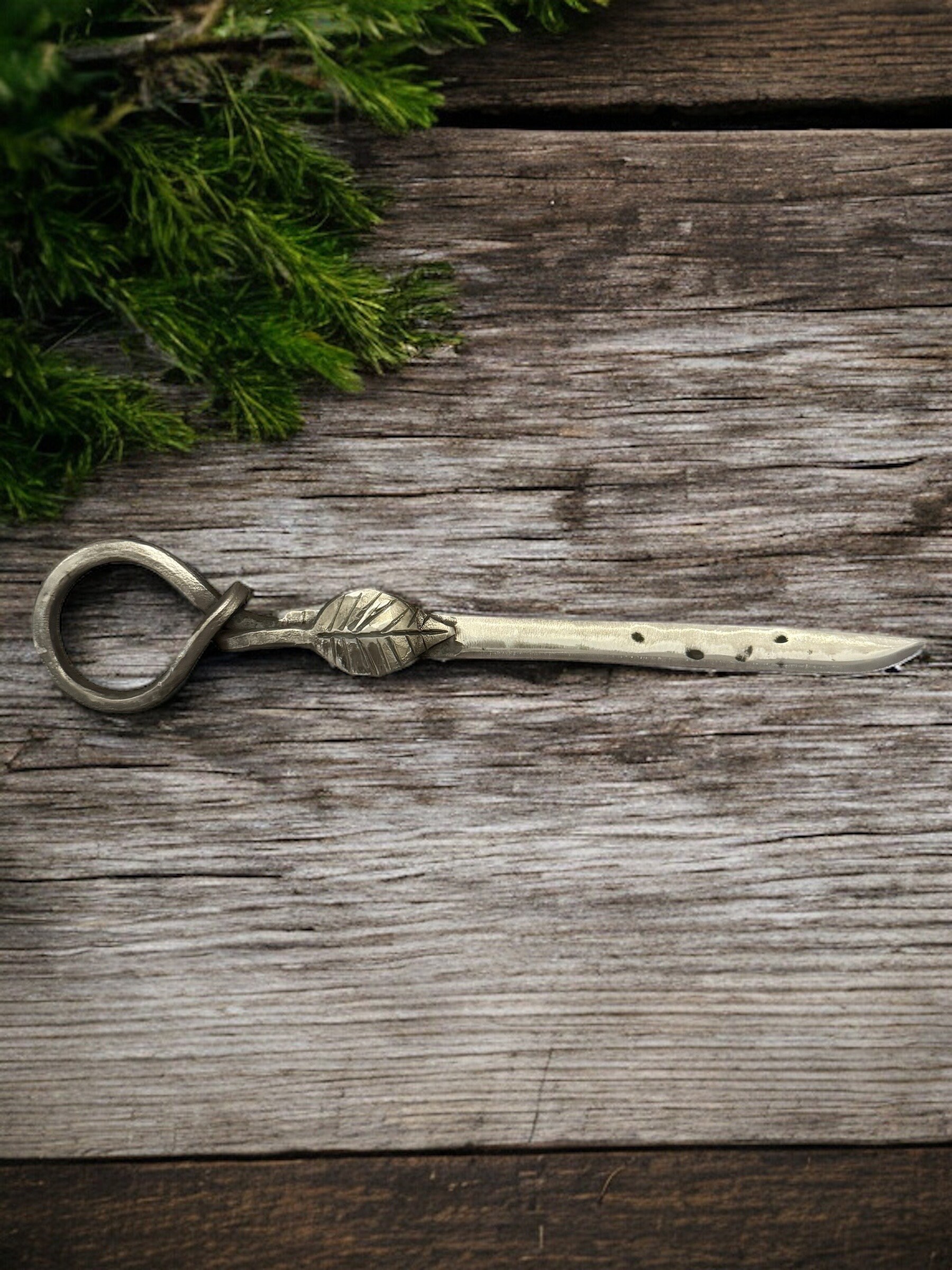 Custom Letter Opener Blacksmith Forged Knife, Letter Knife, Hand Forged ...