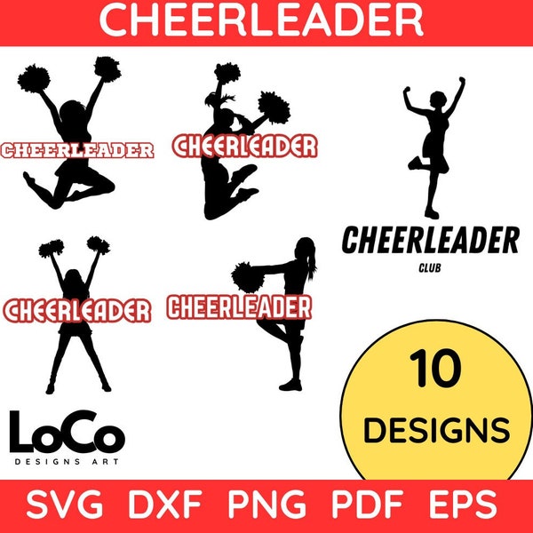 Cheerleader Clip Art - Etsy
