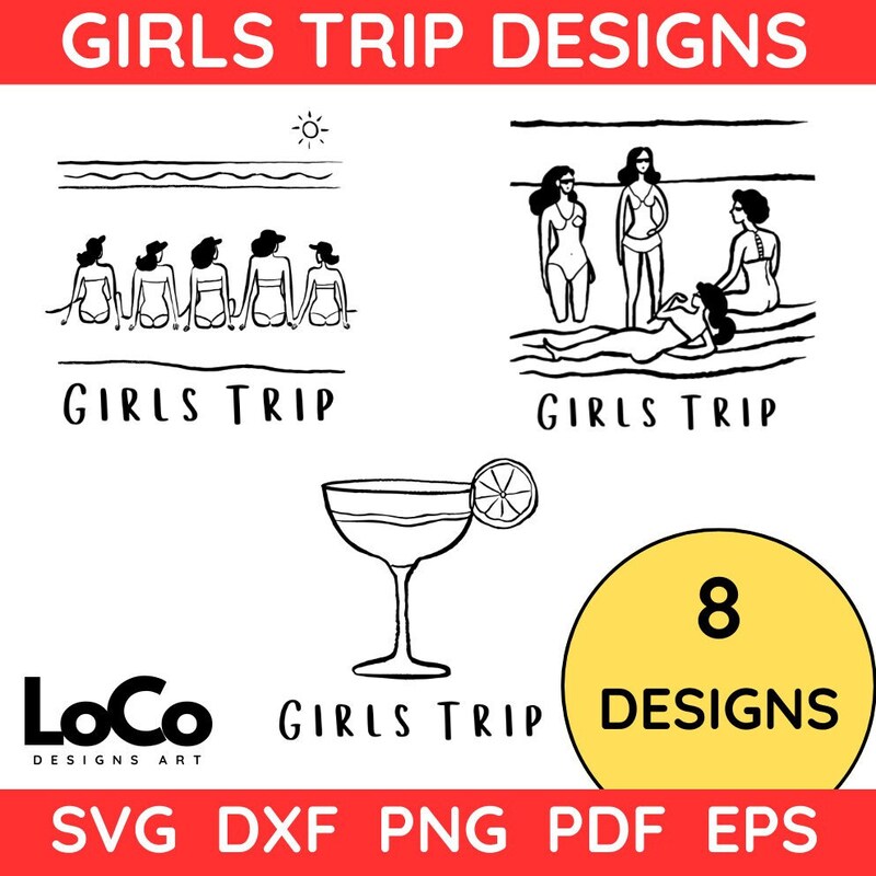 Girls Trip Svg - Etsy