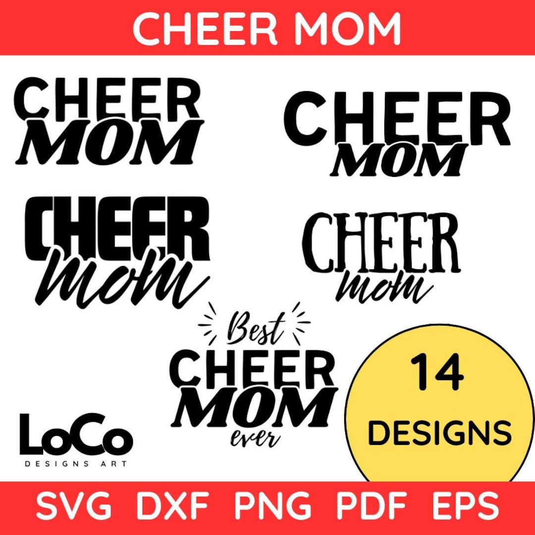 Cheer Mom SVG, Cheer Mom PNG, Best Cheer Mom Ever, Cheer Mom Clip Art ...