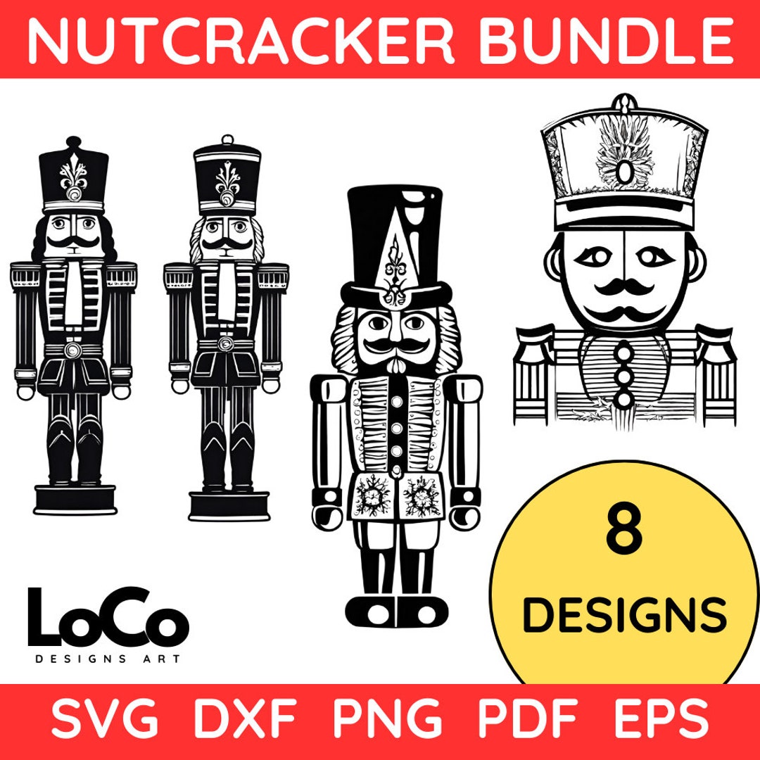 Nutcracker SVG Bundle, Nutcracker Clip Art, DIY Nutcracker Crafts Made ...