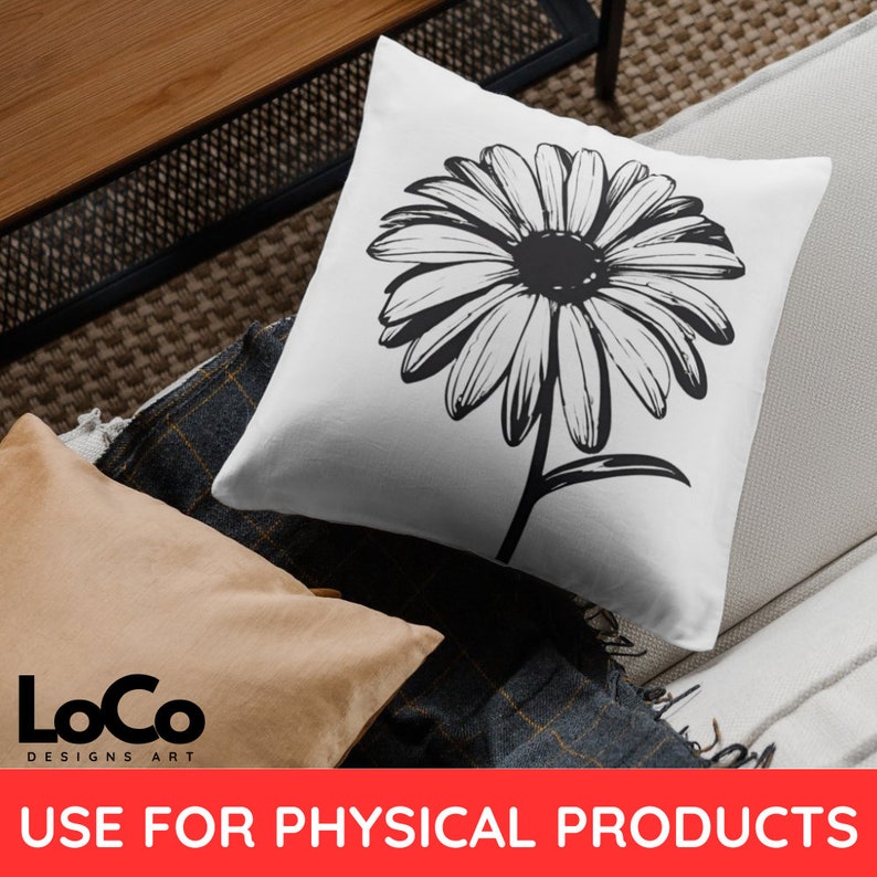 Daisy Illustration Bundle, Daisy SVG, Daisy Clipart, Daisy Designs ...