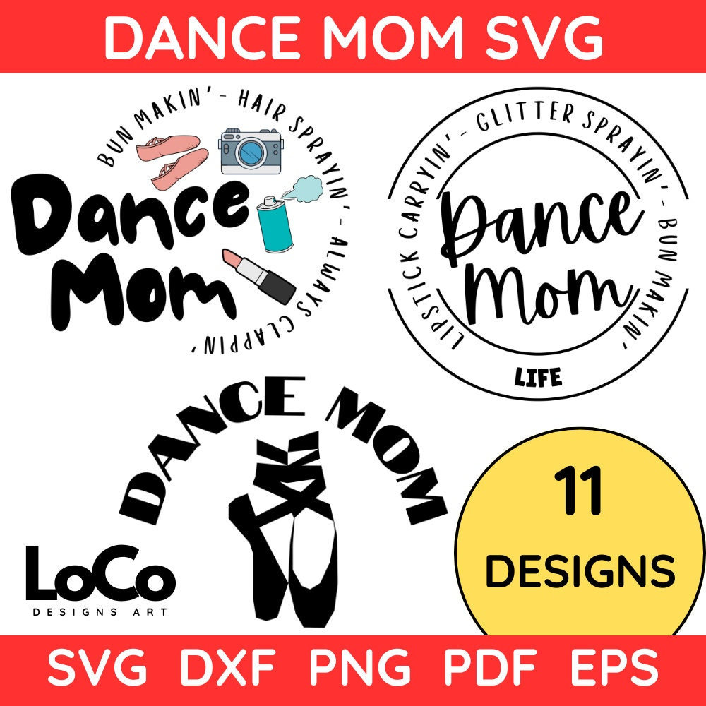 Dance Mom SVG, Dance Mom SVG Files, Dance Mom PNG, Dance Svg - Instant ...