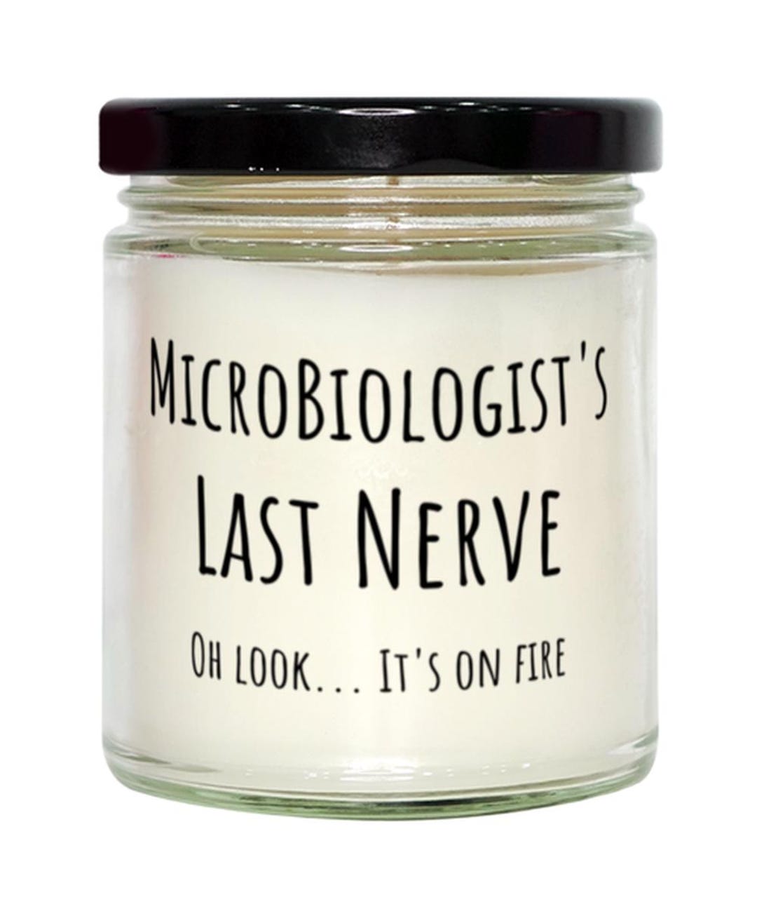 Funny Microbiologists Last Nerve Candle Gift for Microbiologist ...