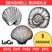 Seashell Bundle SVG, Seashell SVG, Seashells SVG, Seashell Clip Art ...