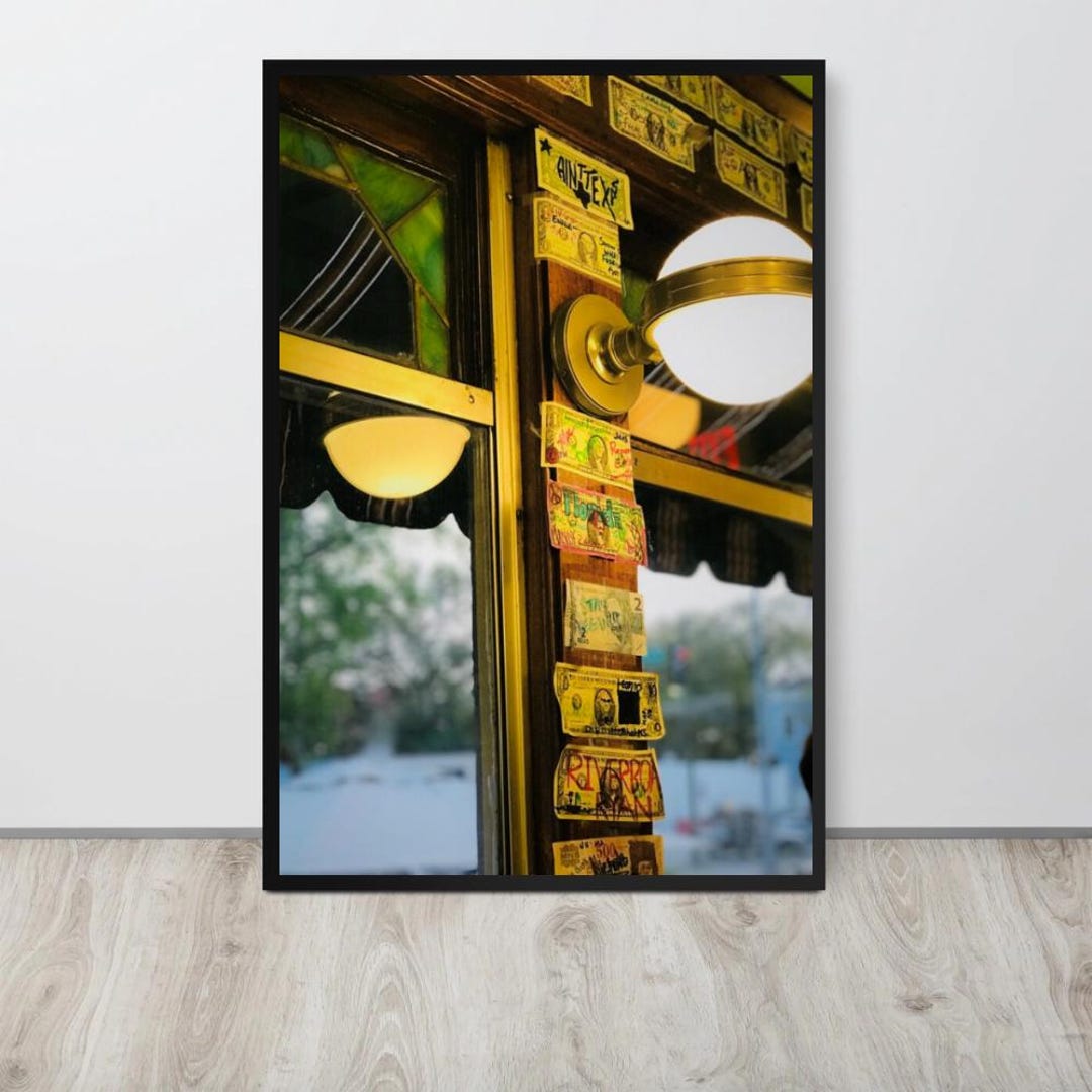 Vintage Diner Photography Print – Retro Restaurant Wall Art, Moody ...