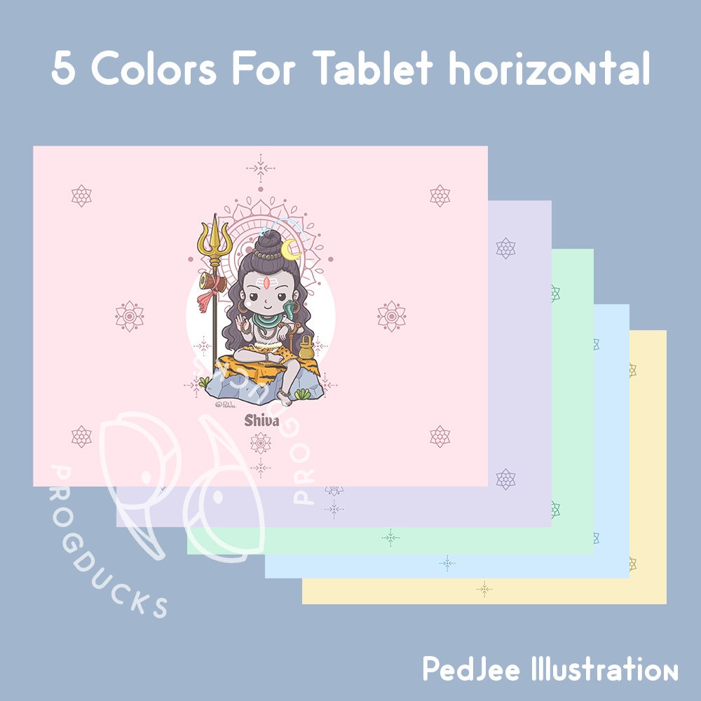 Chibi Shiva Wallpaper | Hindu Gods PNG for Phone & Tablet (digital ...